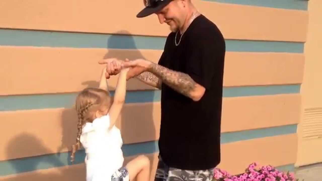 Anakyn shows us how to flip upside down, featuring Uncle Matt :) - YouTube