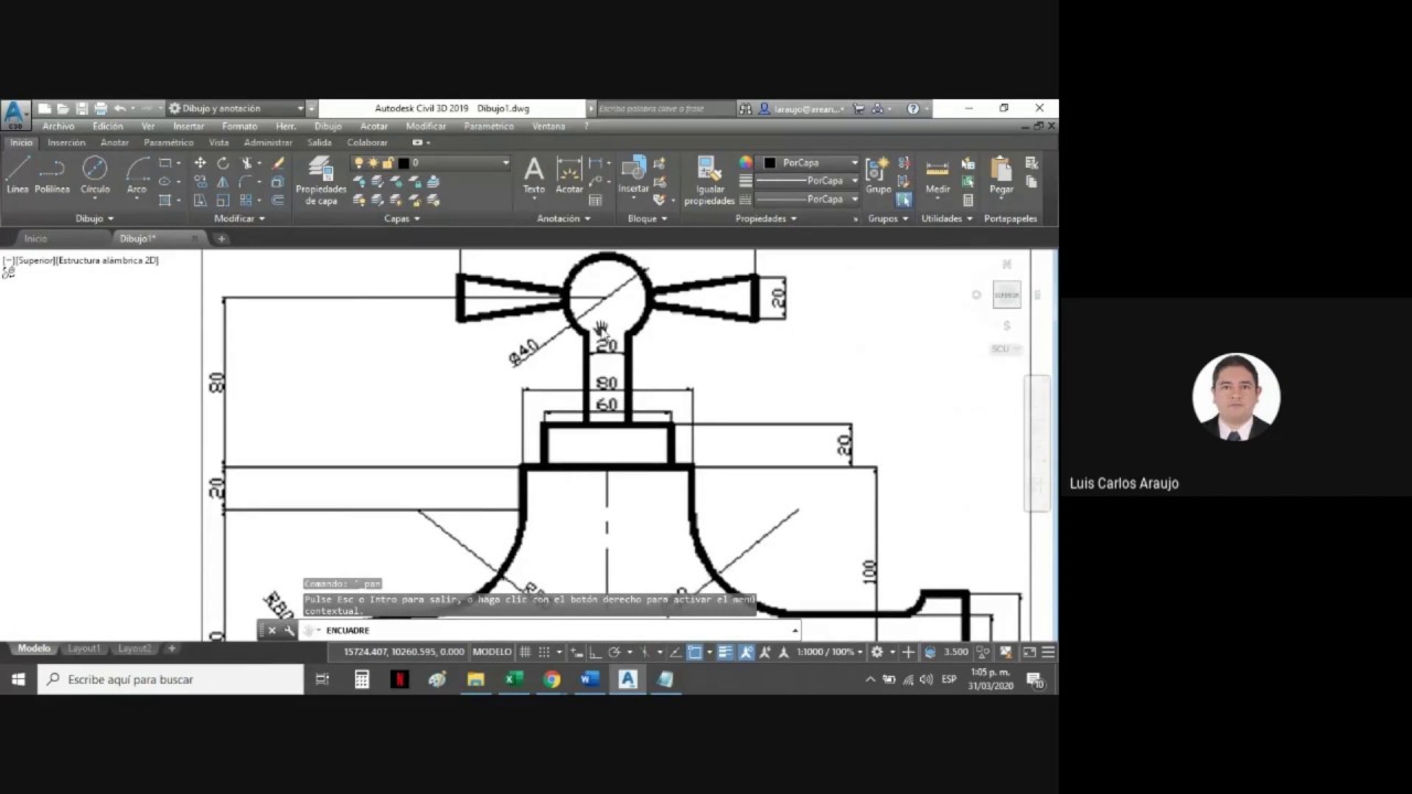 Clase N° 1 Comandos Básicos de Autocad - Primera Parte - YouTube