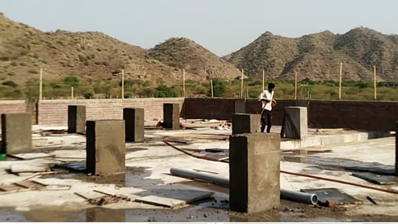 How to cast concrete pillars?How to fisih terrace column ...