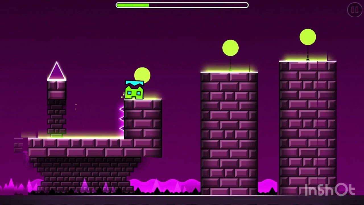 All starter Geometry Dash Levels - YouTube