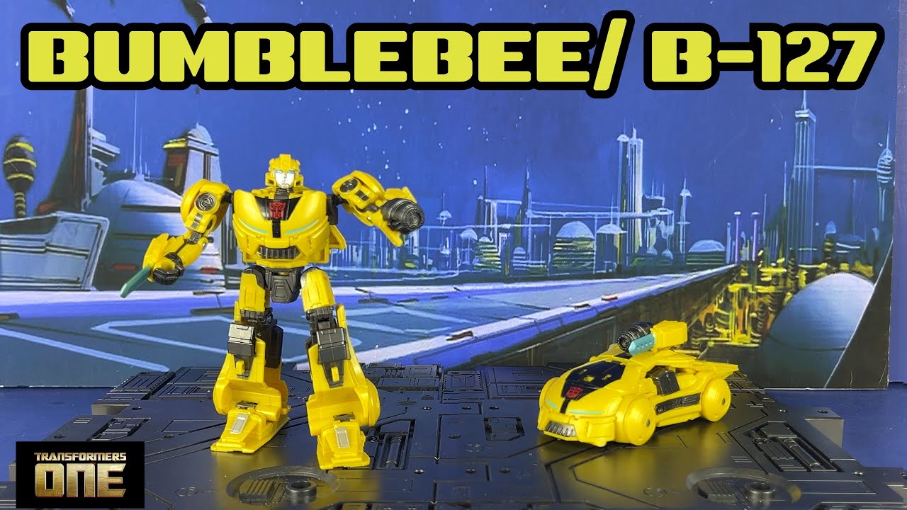 TRANSFORMERS ONE BUMBLEBEE/ B-127 REVIEW - YouTube