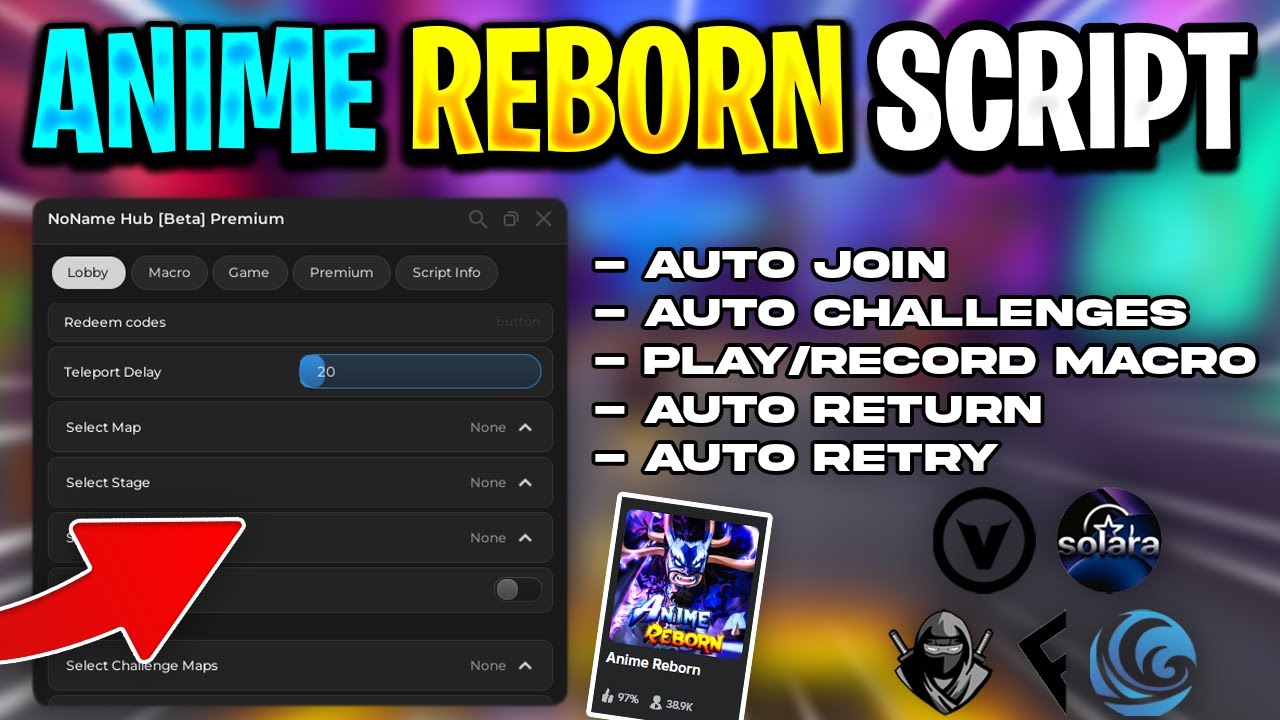 [🍁] Best Anime Reborn Script | Record/Play Macro + Auto Retry *PASTEBIN ...