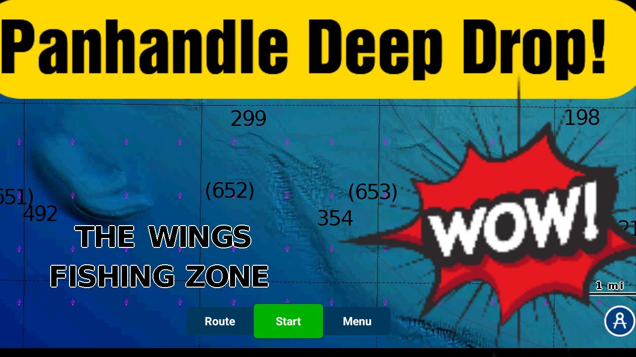 DEEP DROP FISHING SPOTS MAP: Florida Gulf Panhandle - YouTube