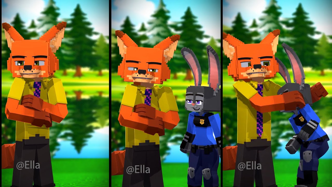 Minecraft - JJ GIRL LOVE NICK-! - Zootopia 2 || Tiny Craft - YouTube