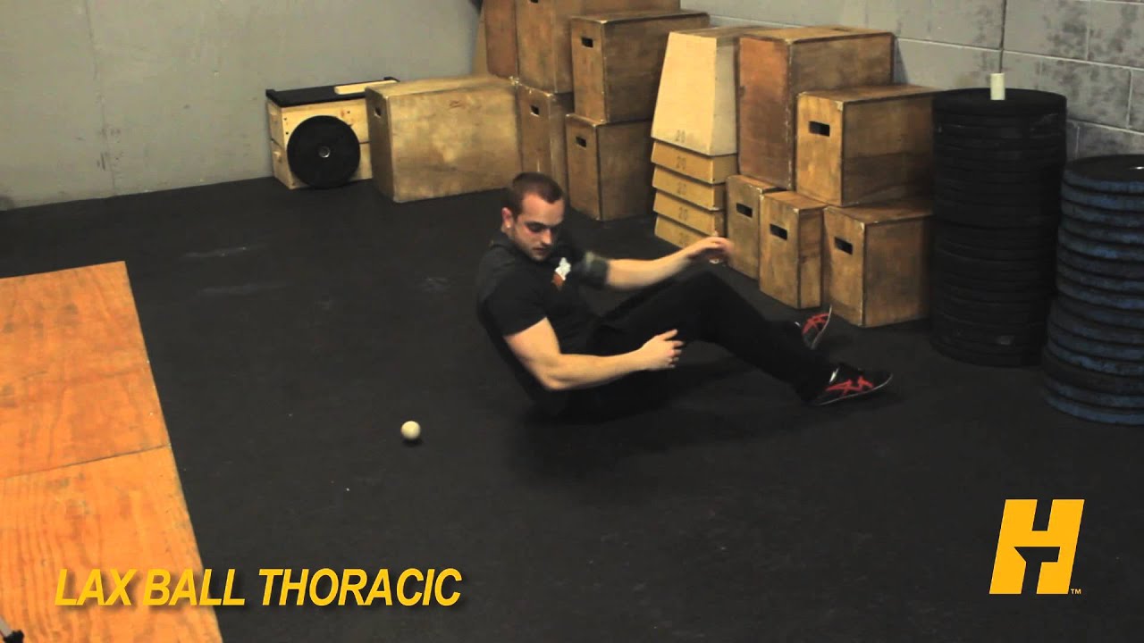 Lax Ball Thoracic Spine Mobility - Short - YouTube