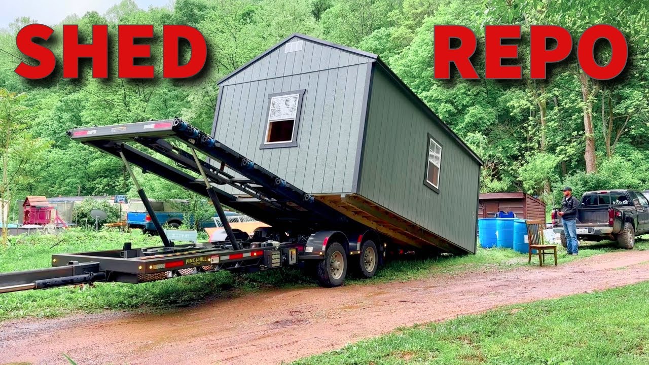 Repossessing A Shed:Out In The Sticks! - YouTube