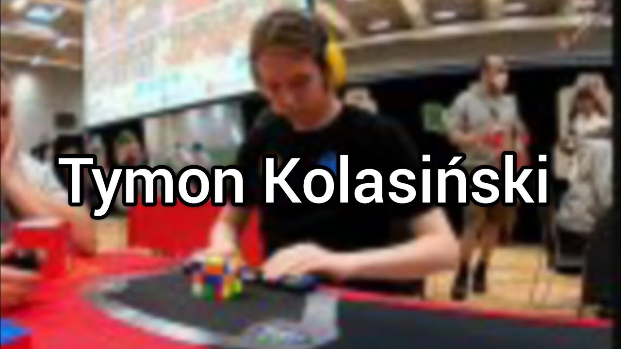 Top 5 Mejores Solves de Tymon Kolasiński (3x3 WCA Oficial) - YouTube