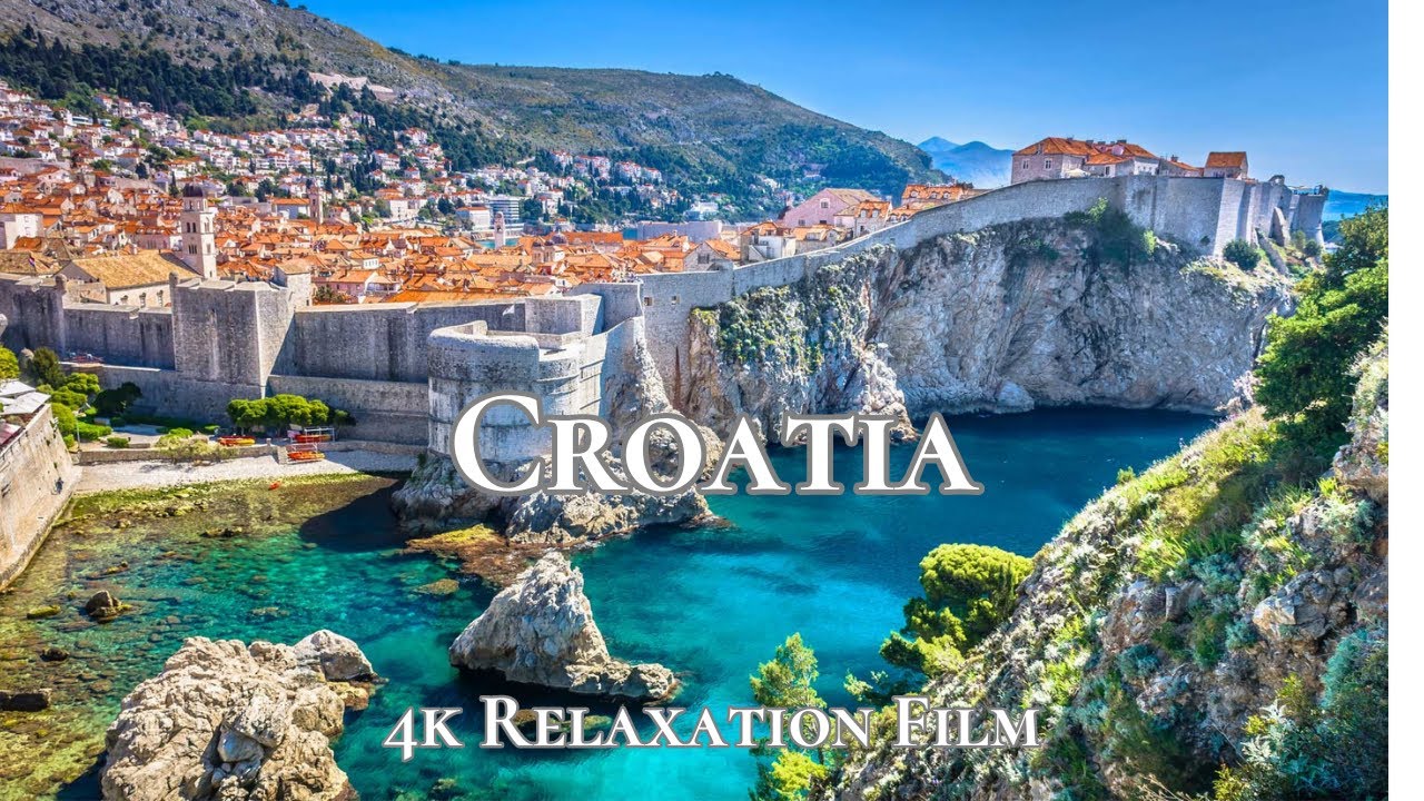 Croatia 4k - Captivating Views of Beautiful Nature with Peaceful Music ...