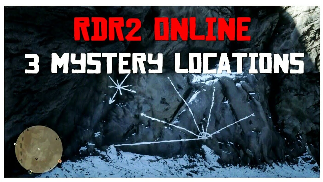 RDR2 ONLINE 3 MYSTERY LOCATIONS FOUND - YouTube