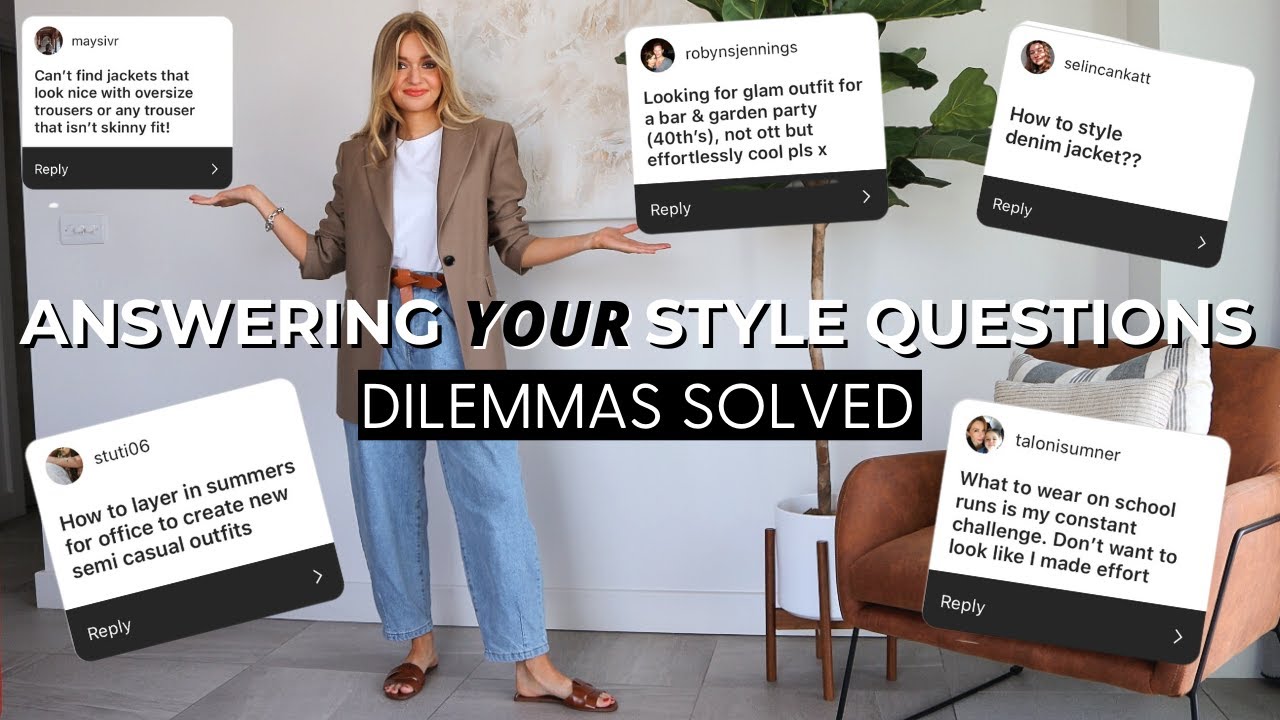 STYLE QUESTIONS ANSWERED - YouTube