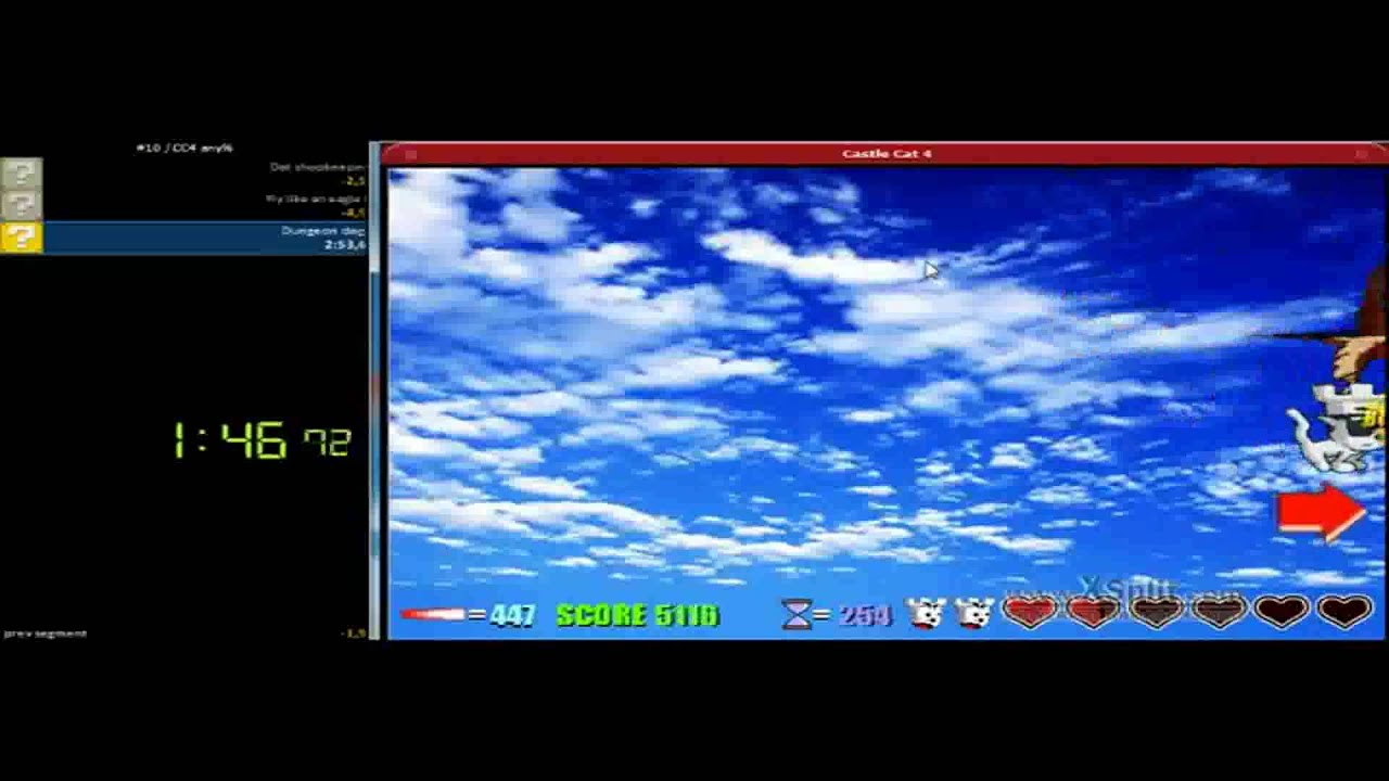 Castle cat 4 Any% Speedrun (0:02:48.67) [WR] - YouTube