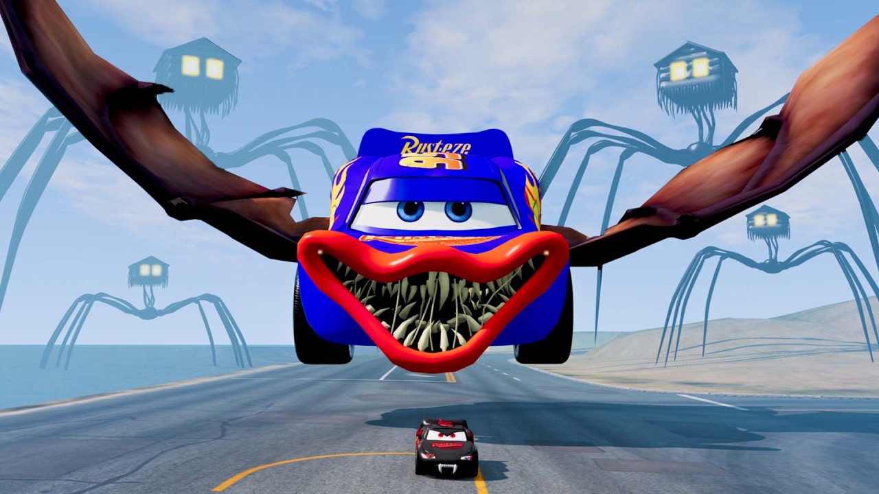 Epic battle between The Lightning McQueen Eater VS Choo-Choo Charles ...