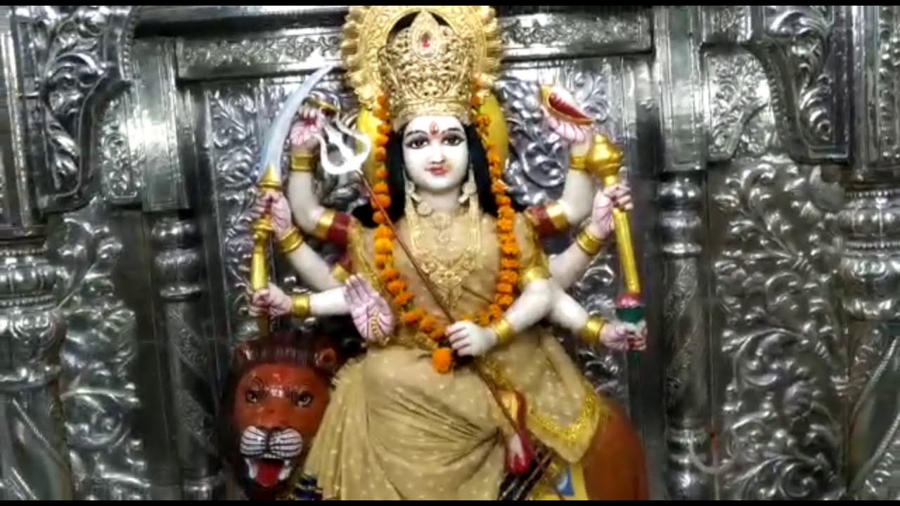 Ma Durga mandir inlay work flooring marble design - YouTube