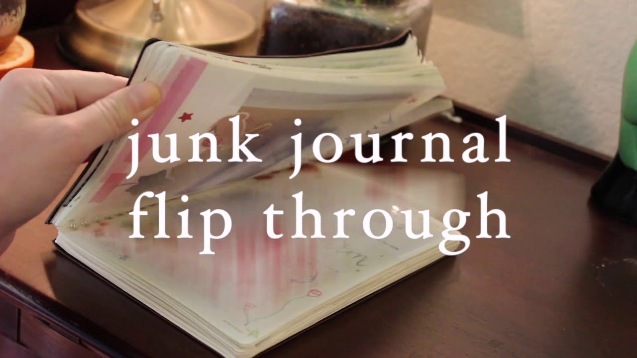 junk journal flip through - YouTube
