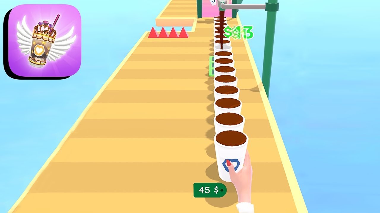 COFFEE STACK ALL LEVELS GAMEPLAY ANDROID,IOS (LEVELS 3-4) - YouTube