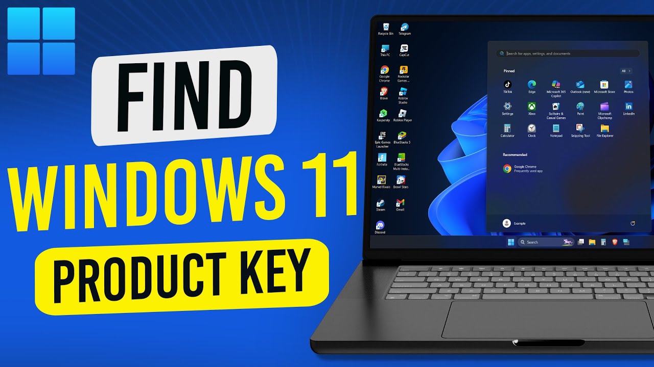 How To Find Windows 11 Product Key - YouTube
