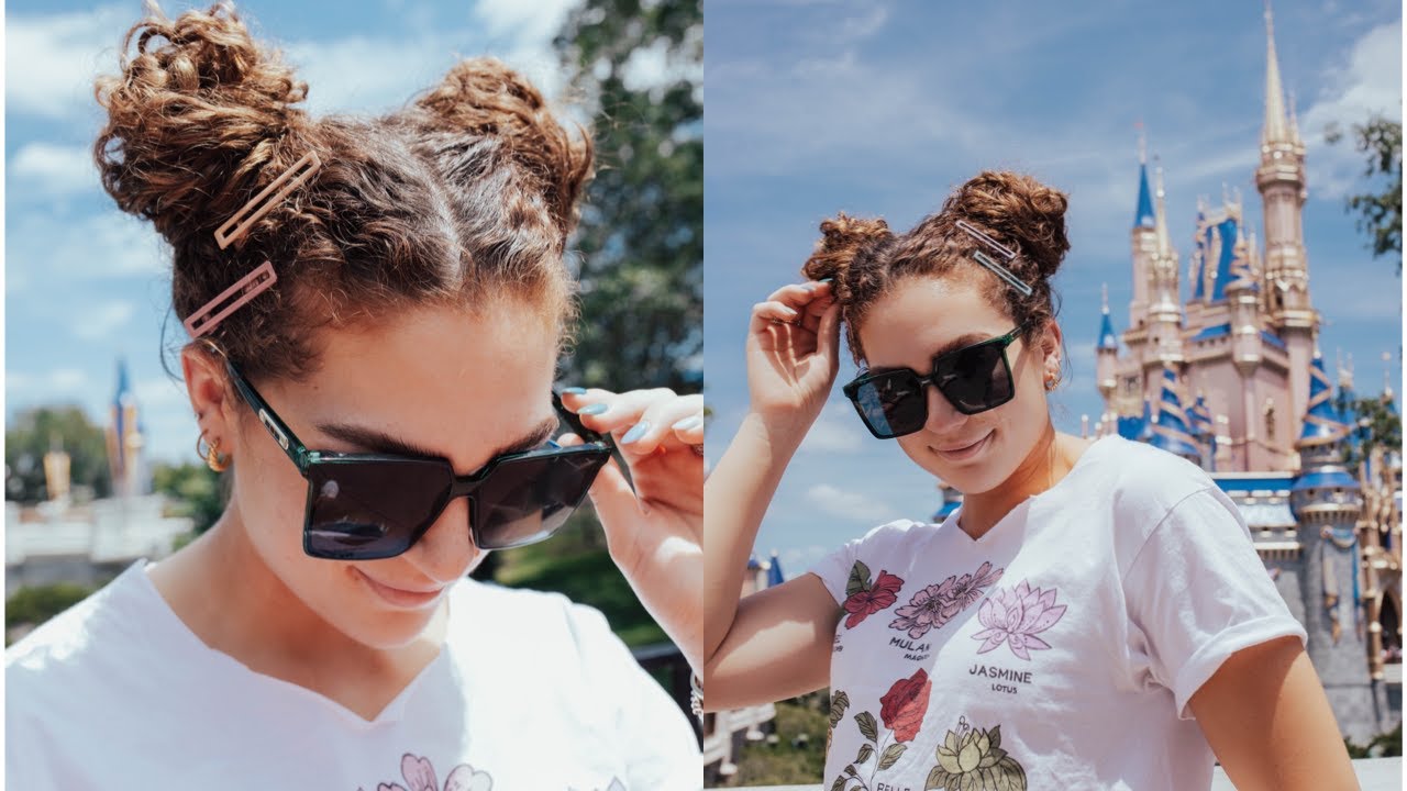 How To Wear Your Hair For Disney | Minnie Mouse Hair - YouTube