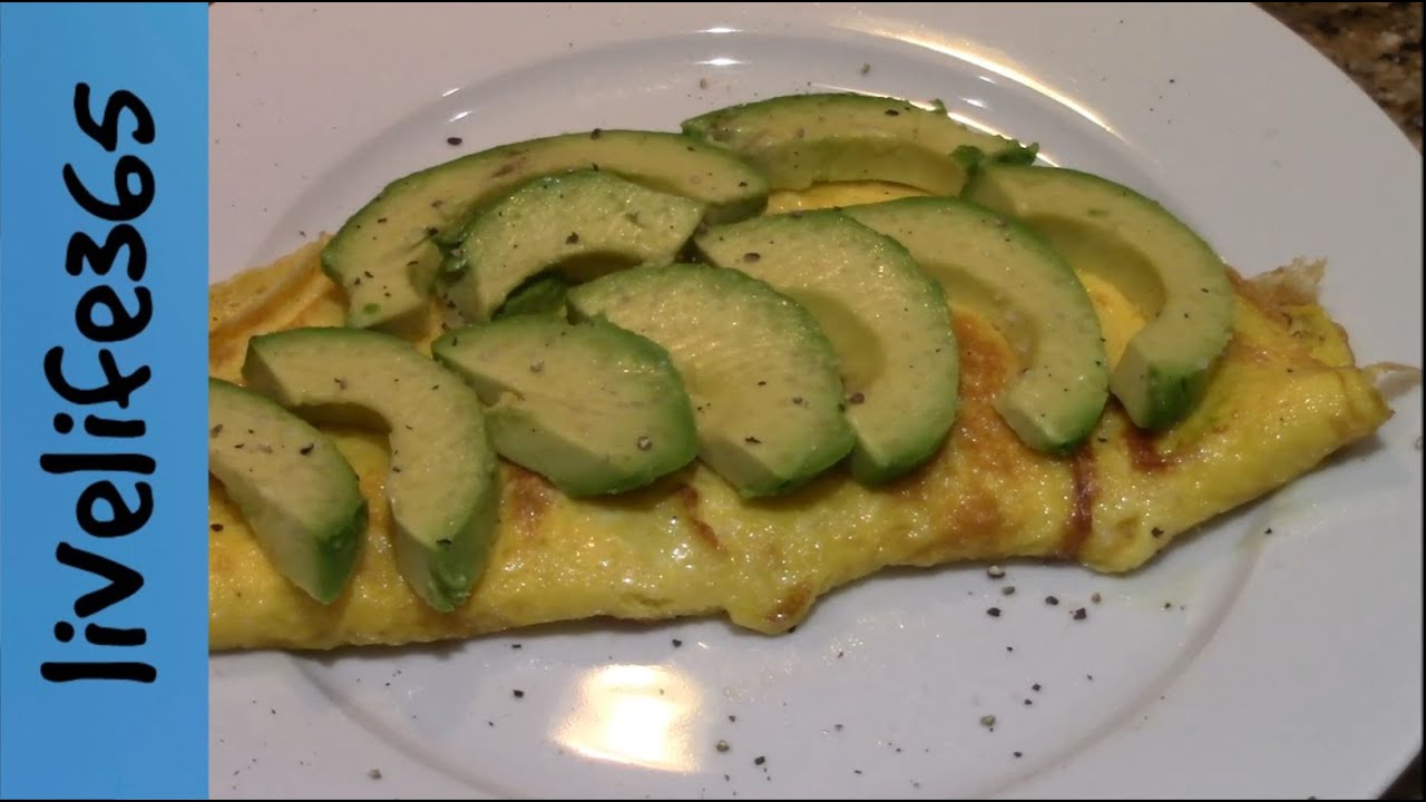 How to...Make a Killer Avocado & Cheese Omelette - YouTube