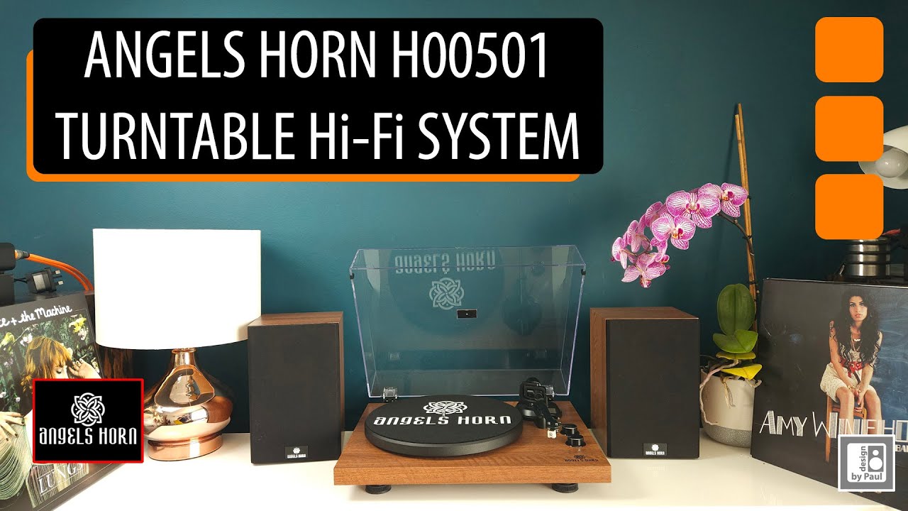 Angels Horn Record Player H00501 - YouTube