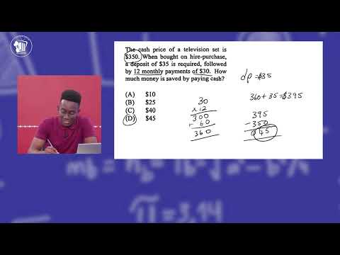 Consumer Arithmetic part 2 - CSEC MCQs - YouTube