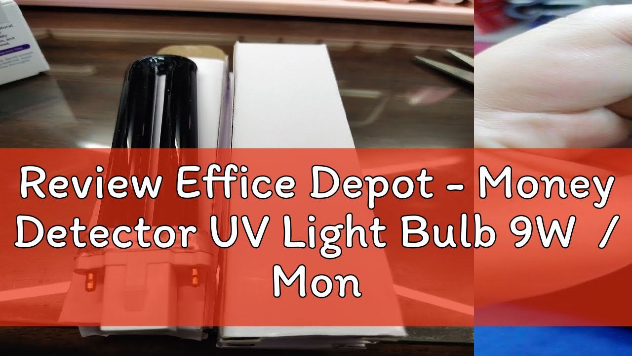 Review Effice Depot - Money Detector UV Light Bulb 9W / Money Detector ...