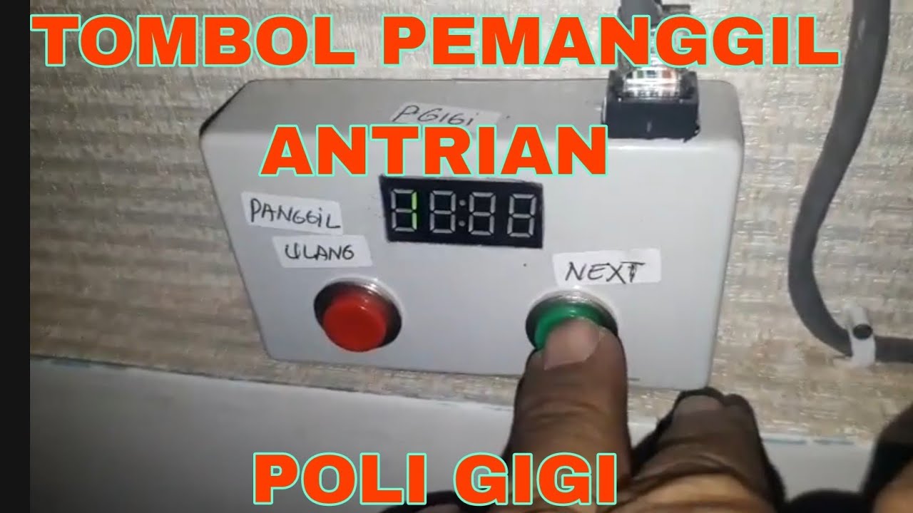 nada suara tombol pemanggil antrian poli gigi #kesehatan #Puskesmas # ...