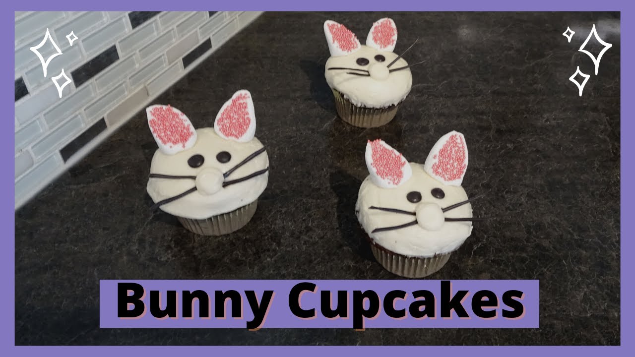 HOW TO MAKE EASY BUNNY CUPCAKES | Easter Bunny Cupcake Tutorial - YouTube