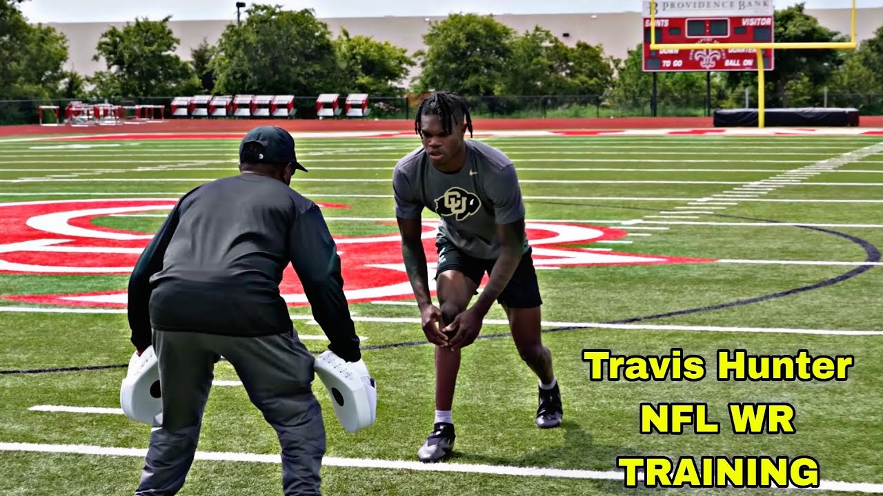 Travis Hunter Looks Like A 1ST ROUND NFL Wide Receiver‼️ - YouTube