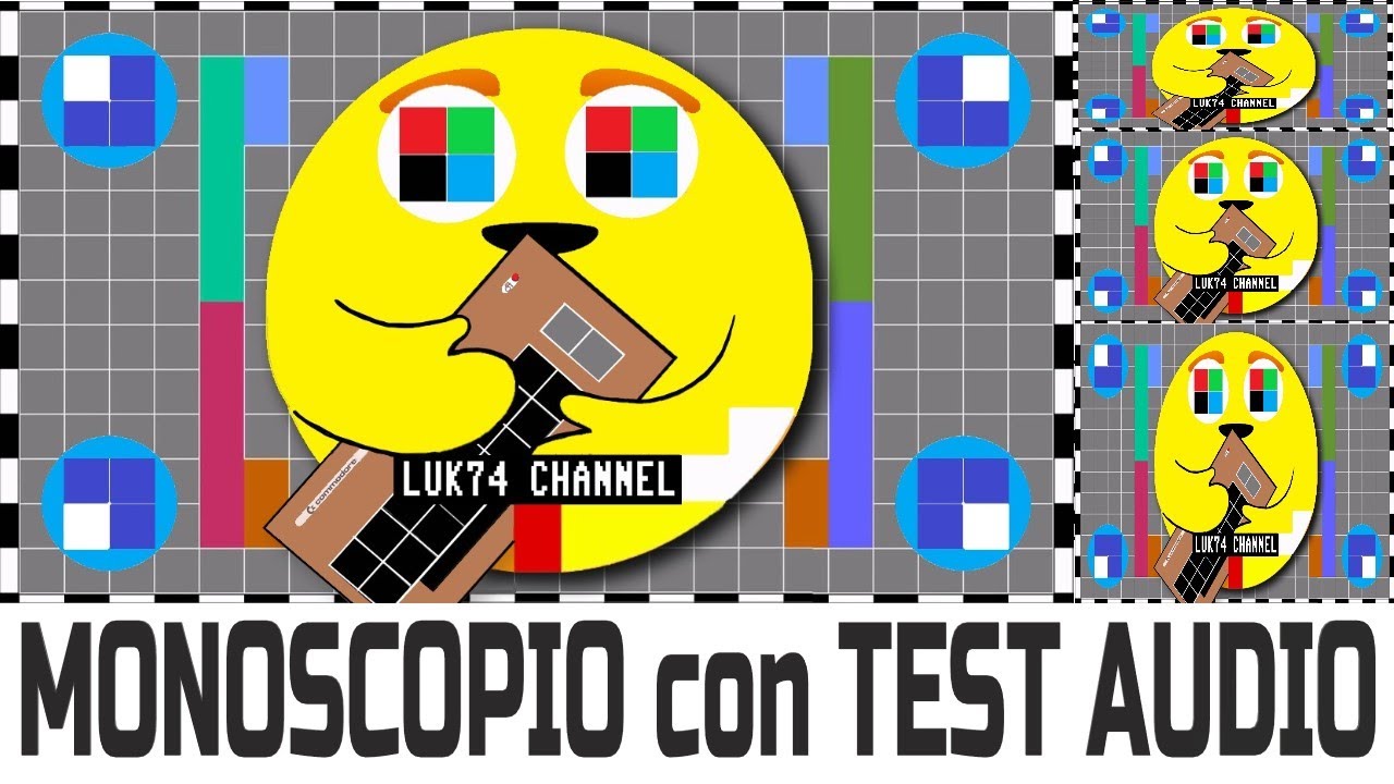 Monoscopio con TEST AUDIO - YouTube