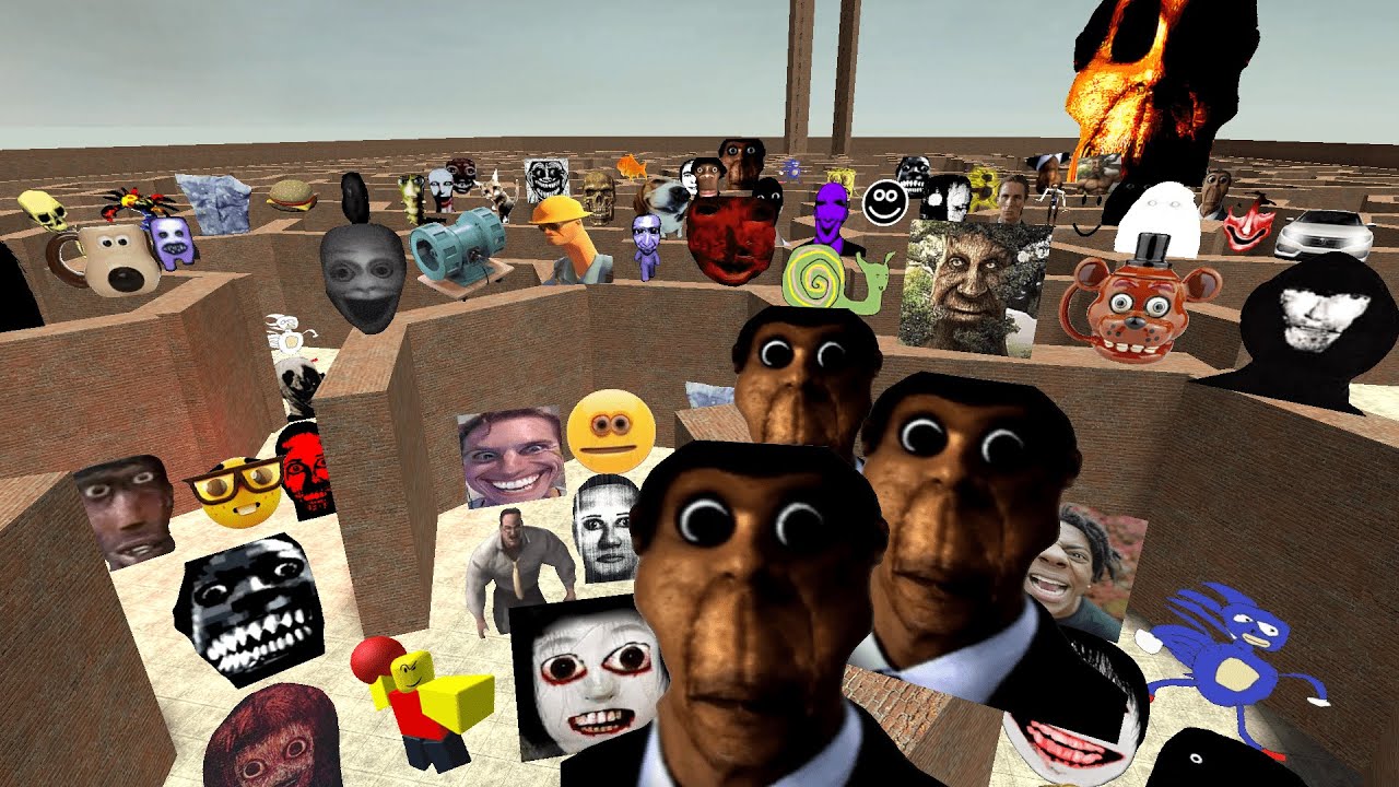 Nico's Nextbots Big Maze - YouTube