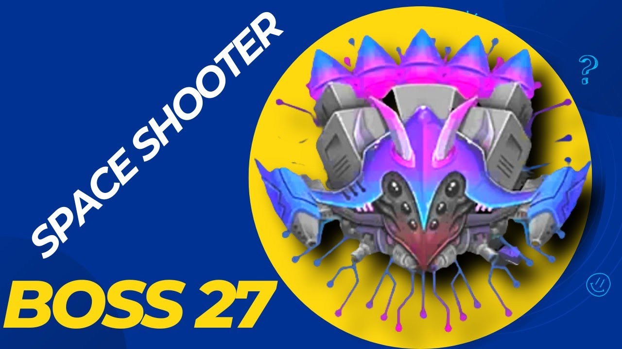 Space Shooter Galaxy Attack Boss Level 27 | Boss 27 Fight- Gameplay IOS ...