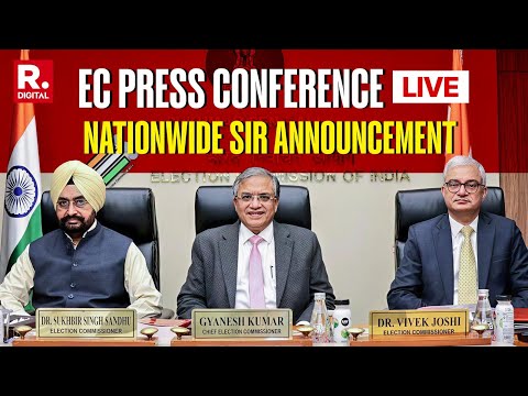 Pan-India SIR: ECI Announcement On First Phase Dates Today | Election Commission LIVE