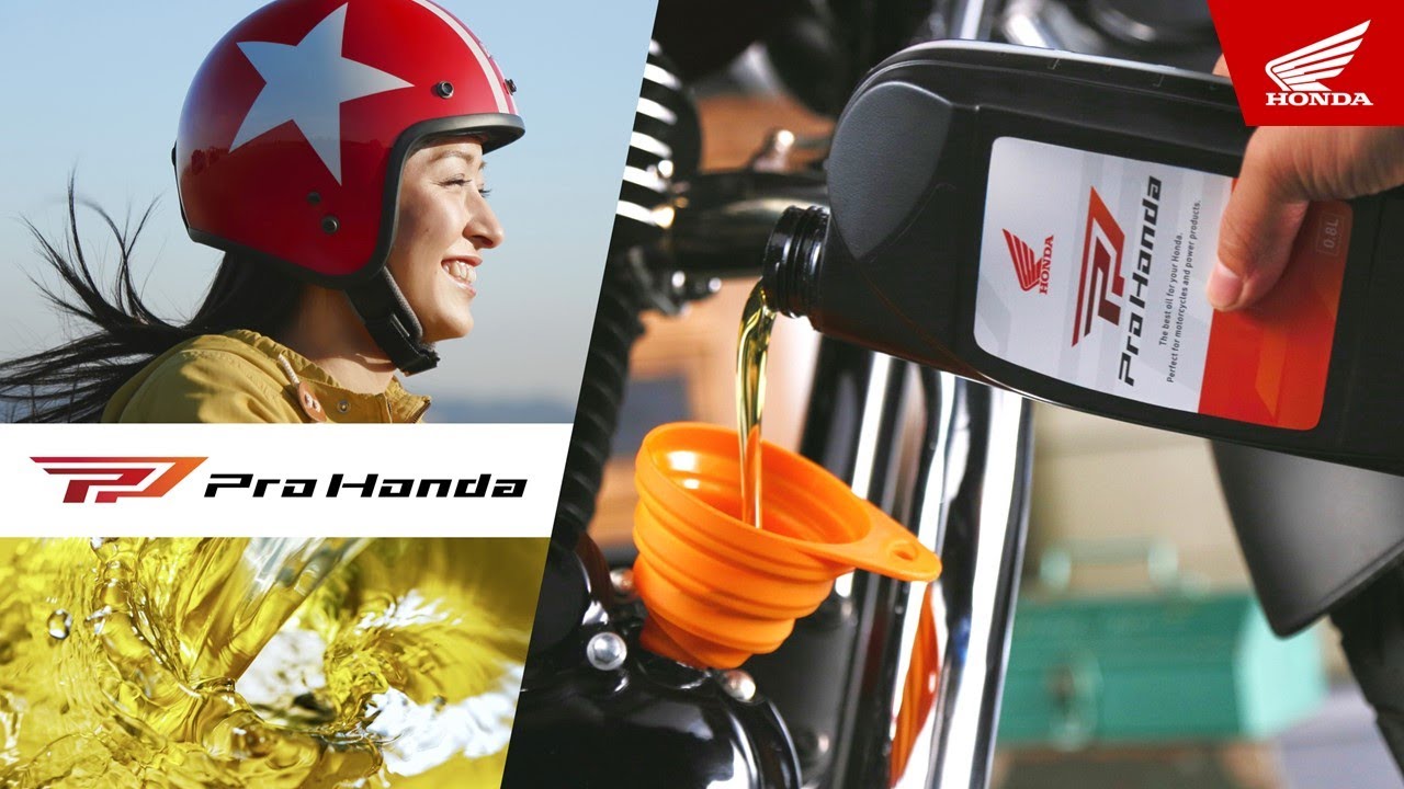 Pro Honda empower your passion - Genuine Engine Oil - YouTube