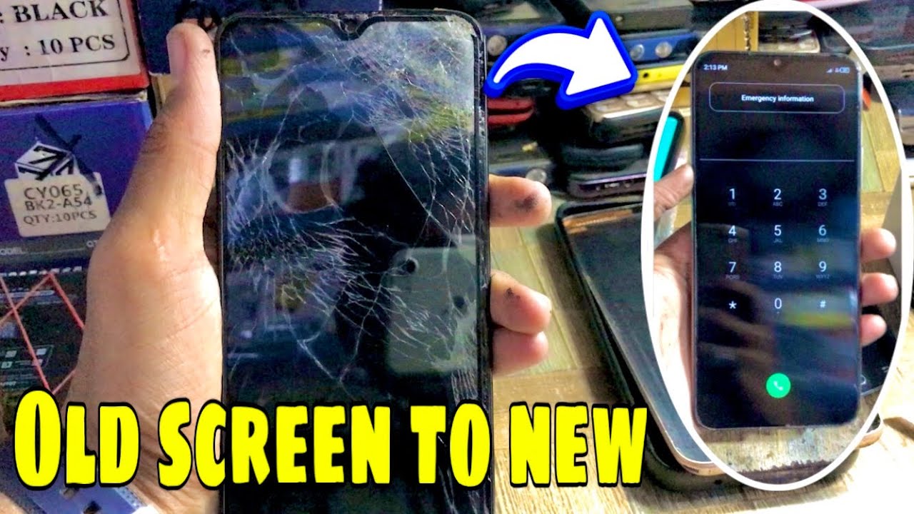 Old mobile screen repair || how to set old mobile screen || old lcd ...
