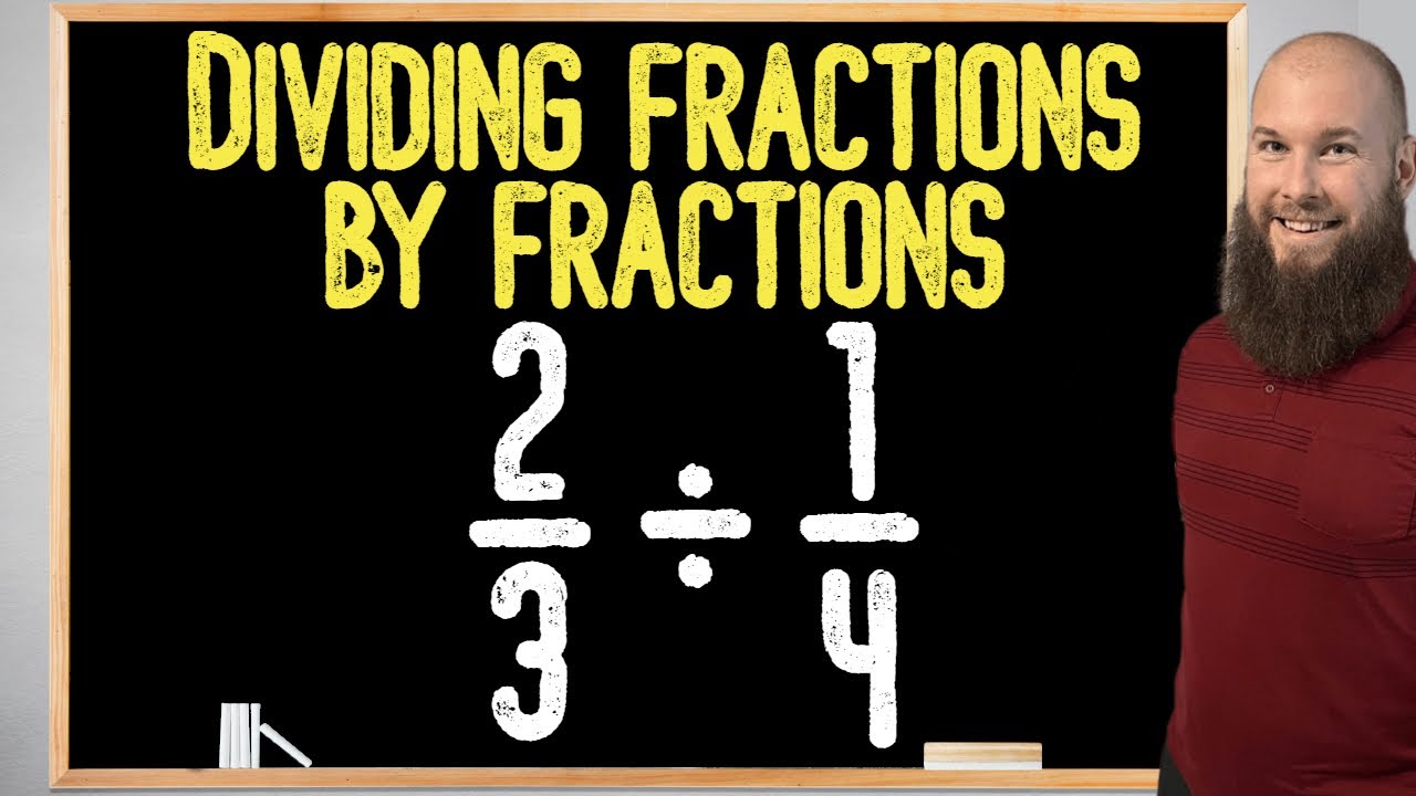 Dividing A Fraction By A Fraction (Step-By-Step) - YouTube