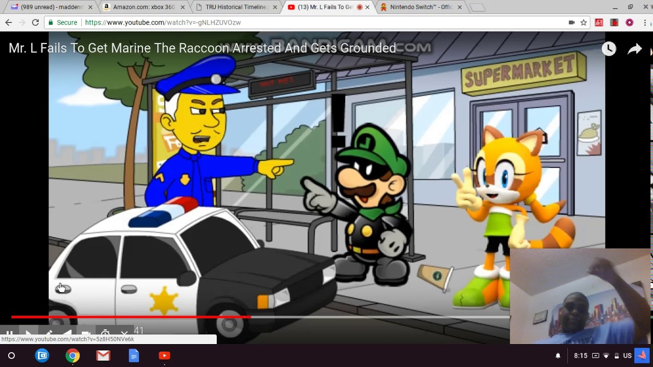 Mr L Fails To Get Marine The Raccoon Arrested And Gets Grounded React ...