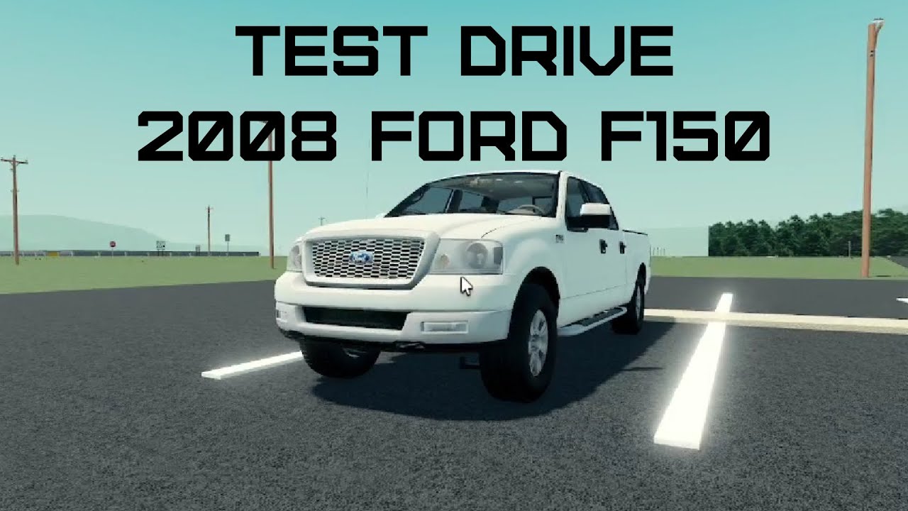 2008 Ford F150 Test Drive | Central Kansas Roleplay Roblox - YouTube
