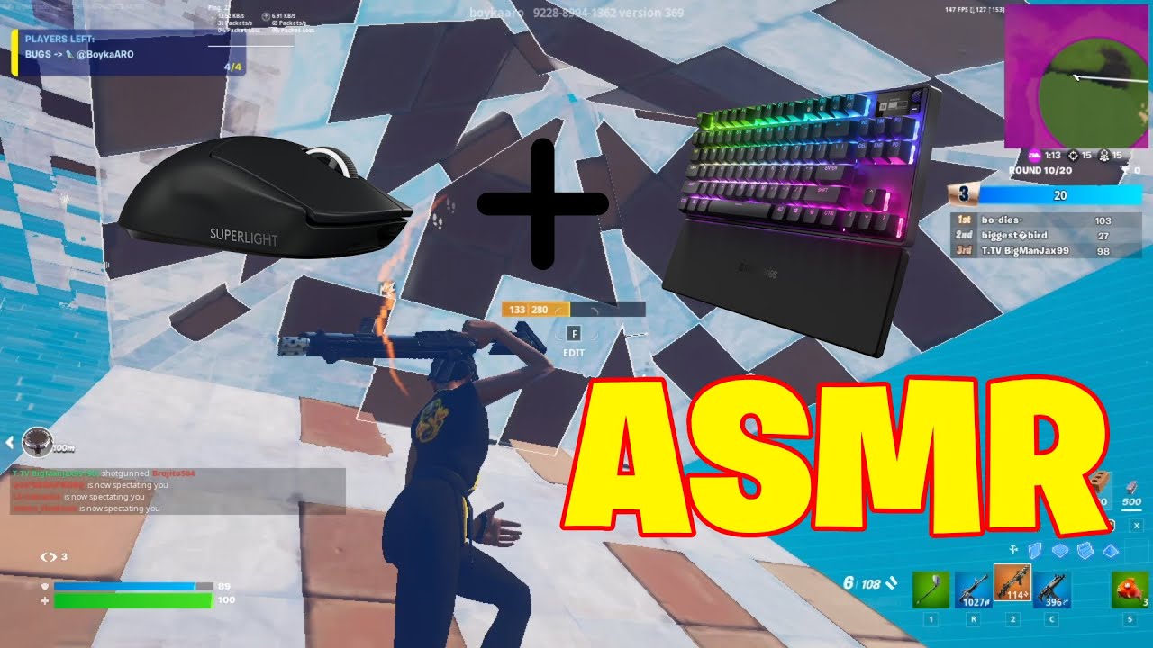 Steelseries Apex Pro TKL 2023 + Logitech G Pro X Superlight! ASMR ...