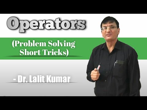 Operator ( Problem solving short trick) - YouTube