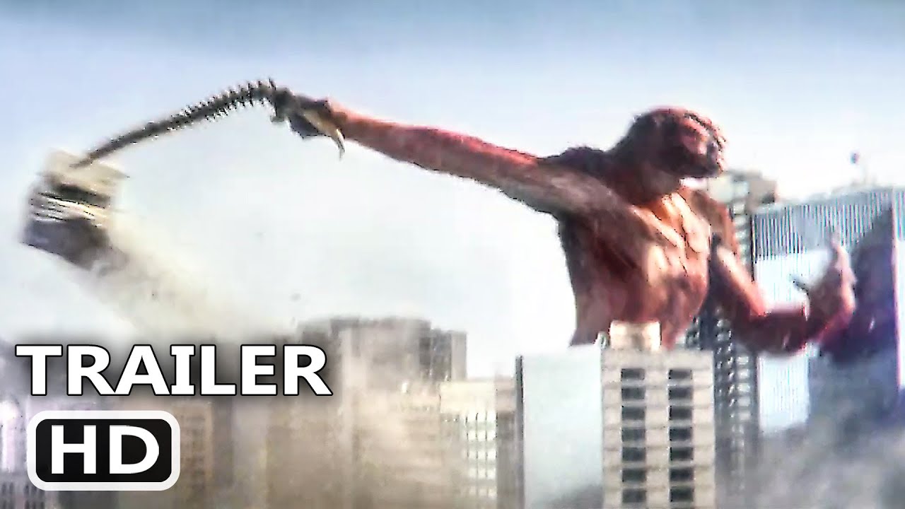 GODZILLA X KONG "Skar King throws a building at Kong" Trailer (2024 ...