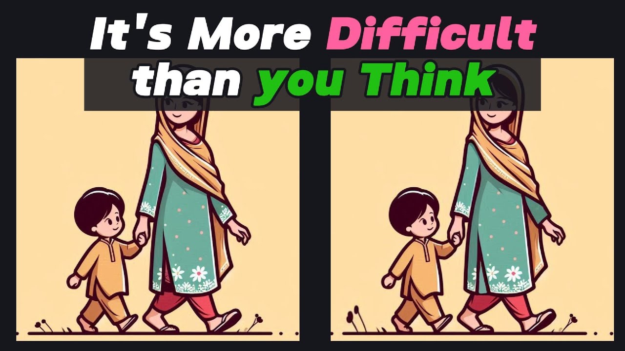 It's More Difficult than you Think. #findthedifference # ...