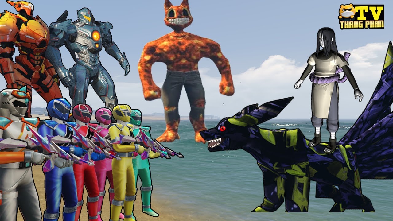 Naruto và Siêu Nhân Chạy Xe Tìm Kiếm Orochimaru Thì Phát Hiện Quái Vật ...