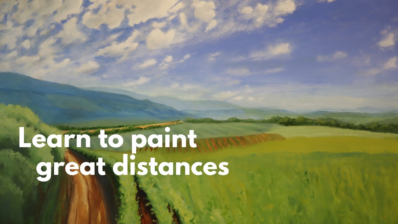 How to Create DISTANCE in Your Landscape Paintings - YouTube