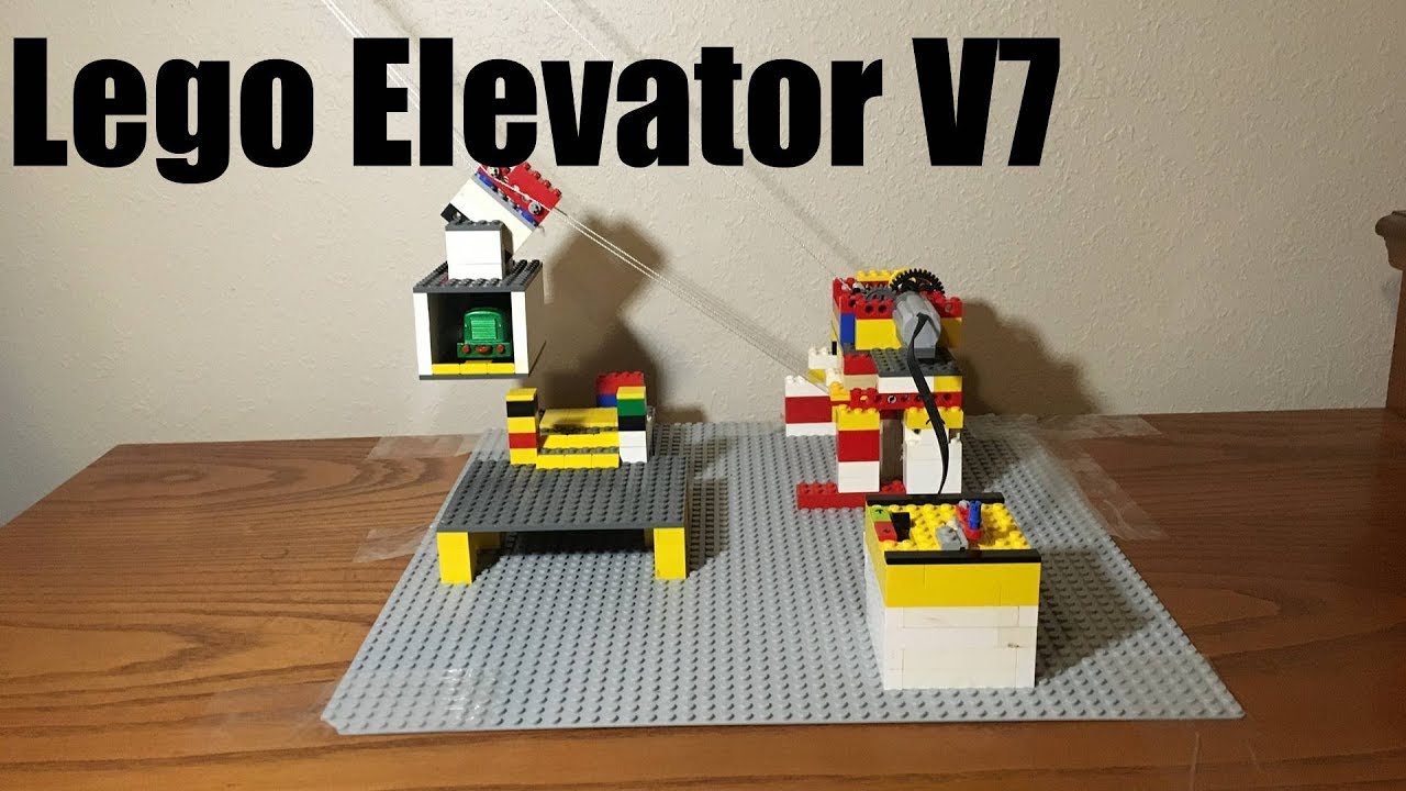 Lego Elevator V7 (Incline Elevator) - YouTube
