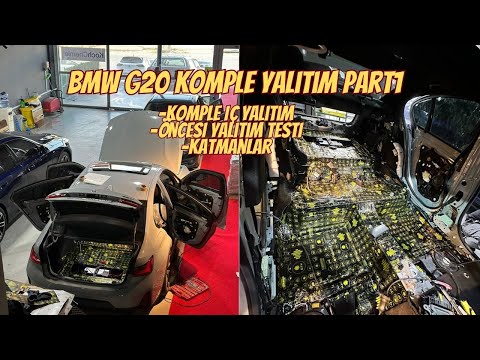 BMW G20 LCI Full Sound Insulation | Komple Ses Yalıtımı Part 1 | Kaç Kilo | Öncesi Amatör Testler