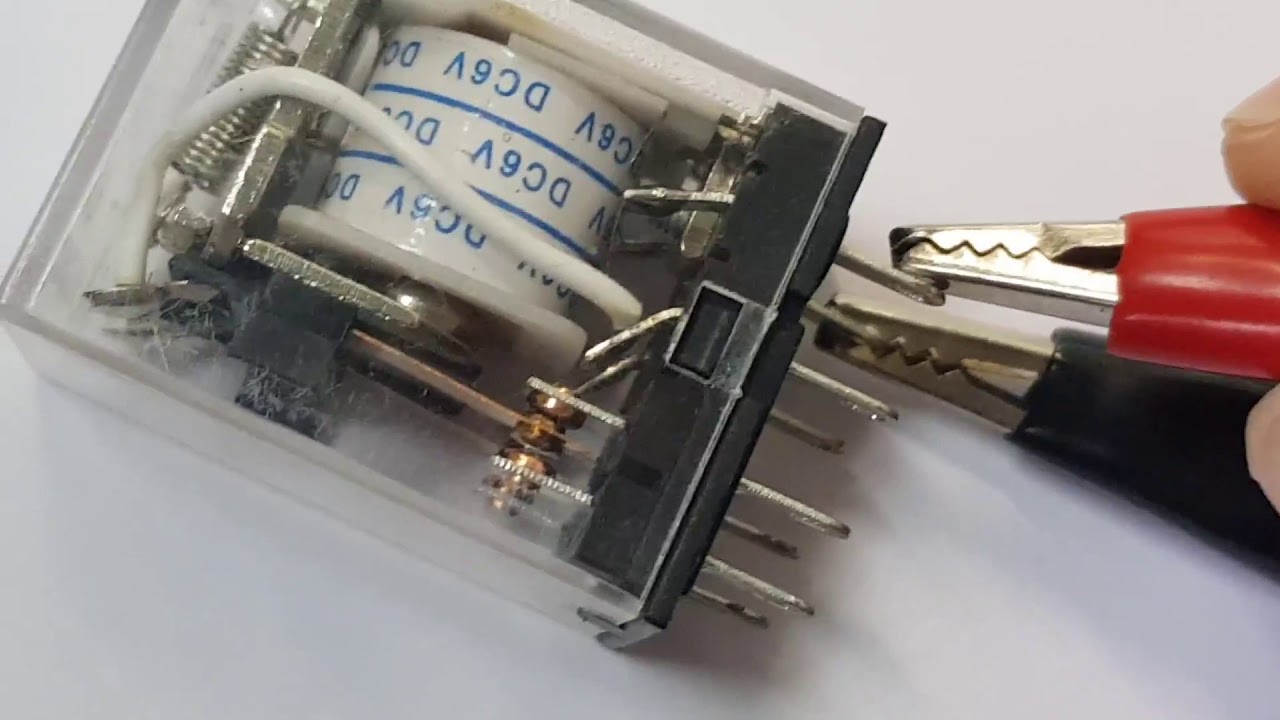Relay mechanical demonstration - YouTube
