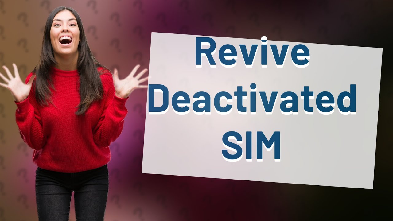 Can you reuse a deactivated SIM? - YouTube