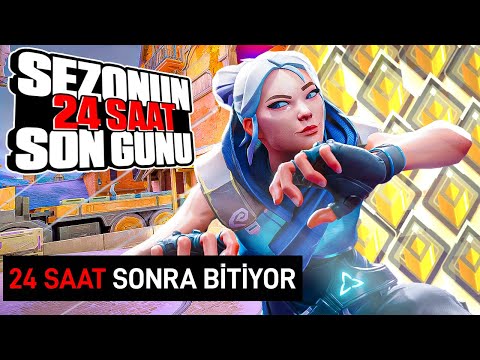 Valorant Sezonun SON GÜNÜ Radiant Eloda 24 SAAT Geçirmek.(GEÇİREMEDİM)