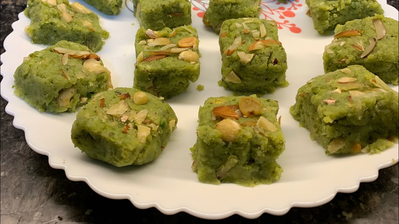 Healthy & Tasty Green Chickpeas(Hara Chana) BURFI recipe!Holi special ...