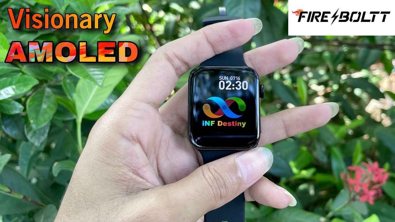 FIRE⚡BOLTT Visionary 45mm AMOLED Smart Watch | Best Under ₹3,000 | iNF ...
